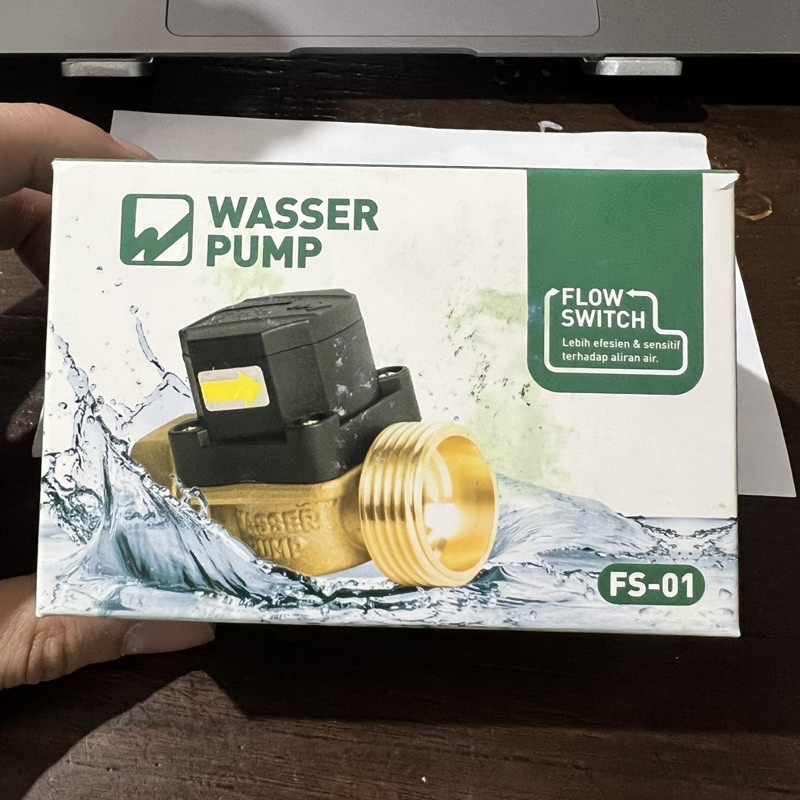 Jual flow switch control Pompa Booster wasser kuningan brass 1 x 1 pb ...