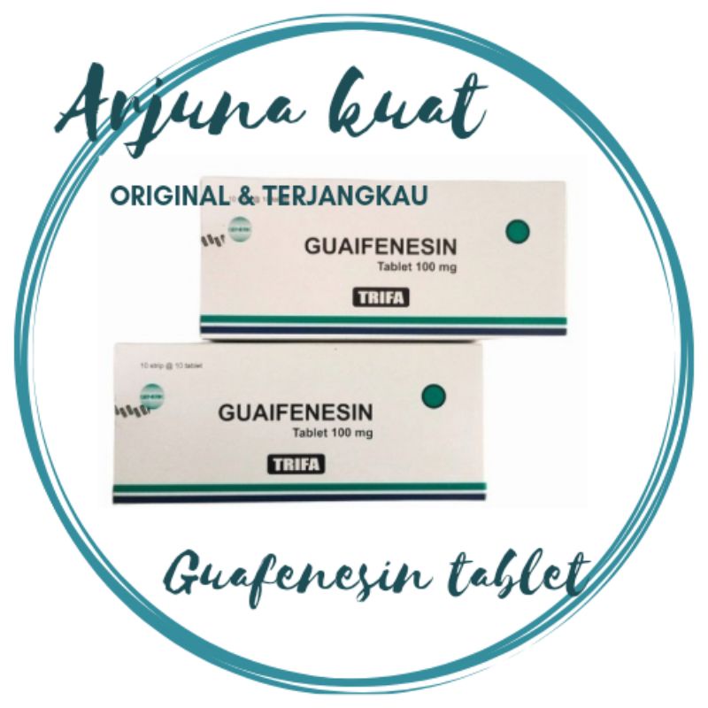 Jual GUAIFENESIN TABLET GG TABLET PER BOX | Shopee Indonesia