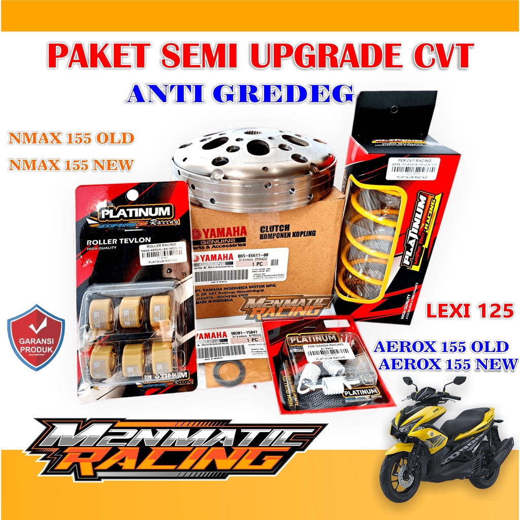Jual PAKET KIRIAN UPGRADE CVT NMAX 155 MANGKOK GANDA CUSTOM AEROX ...