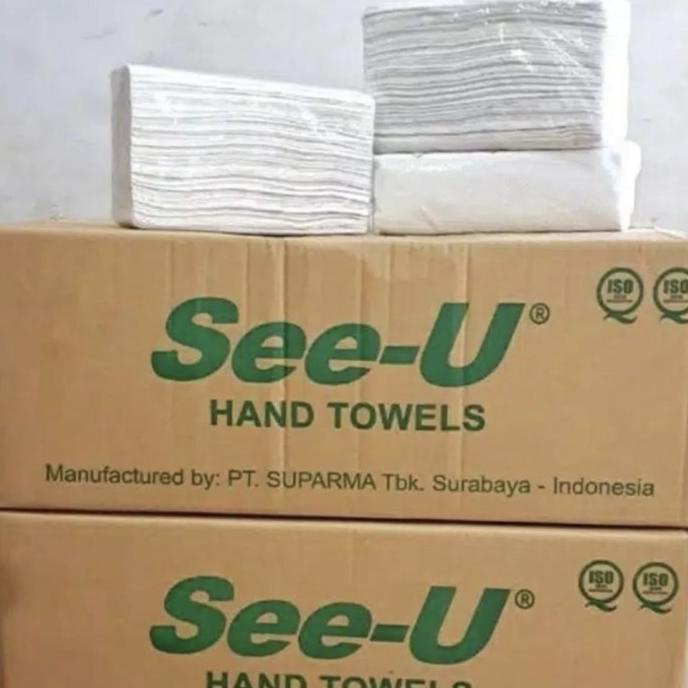 Jual TISSUE HAND TOWELS ECONO SEE - U (Harga Per 1 BOX) | Shopee Indonesia