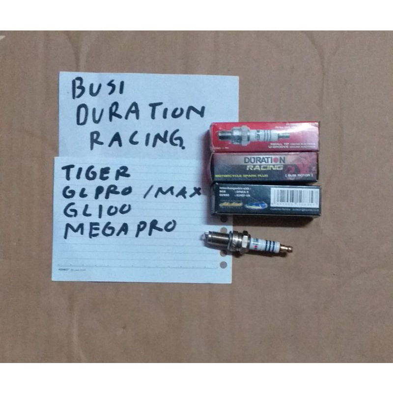 Jual BUSI DURATION RACING HONDA TIGER GL PRO MAX GL 100 MEGAPRO BAGUS | Shopee Indonesia