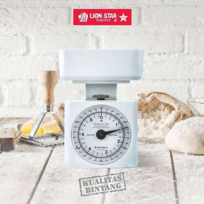 Jual Timbangan Gula Pasir Royal Scale 3kg KS-4 Lion Star Timbangan ...