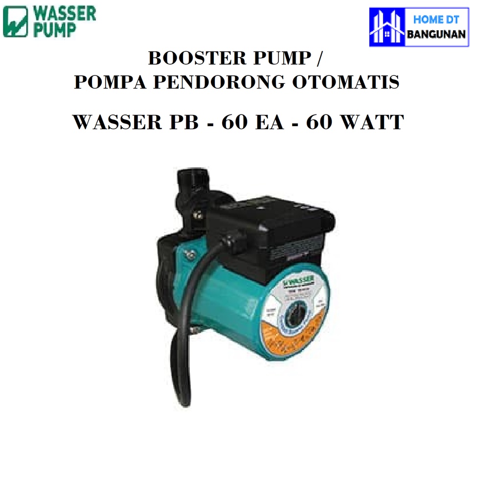 Jual Mesin Pompa Air Pendorong Wasser PB 60 EA - Booster Pump WASSER ...