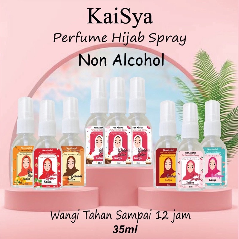 Jual Parfum Hijab Spray Non Alkohol Kaisya 35ml | Shopee Indonesia