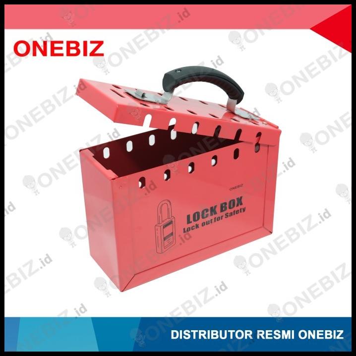 Jual Safety Loto Box For Lockout Tagout Lock Devices Up To 12 Padlocks ...