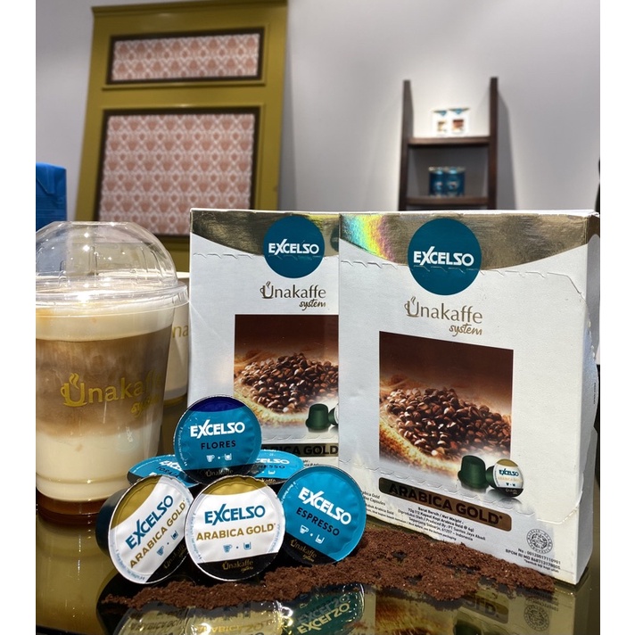 Jual Unakaffe System Coffee Capsule - Kopi Kapsul Excelso Unakaffe ...