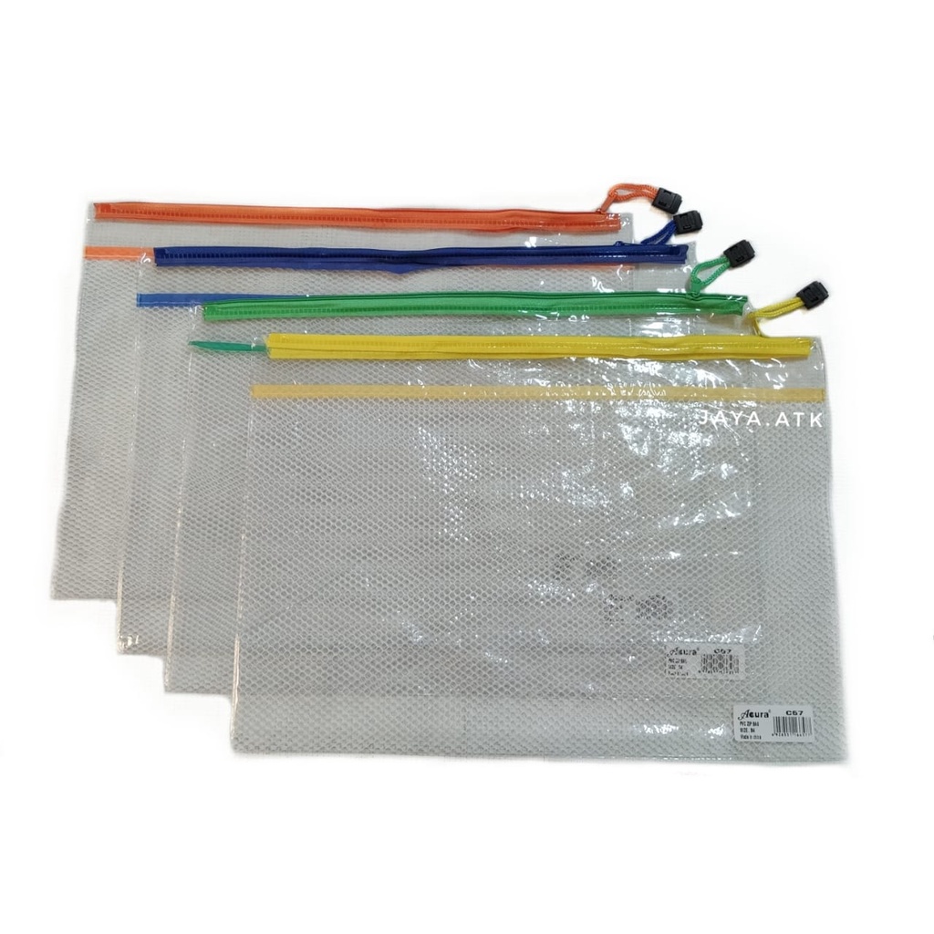Jual MAP ZIPPER POCKET B4 SLETING BESAR PLASTIK ZIP BAG TEBAL WARNA ...