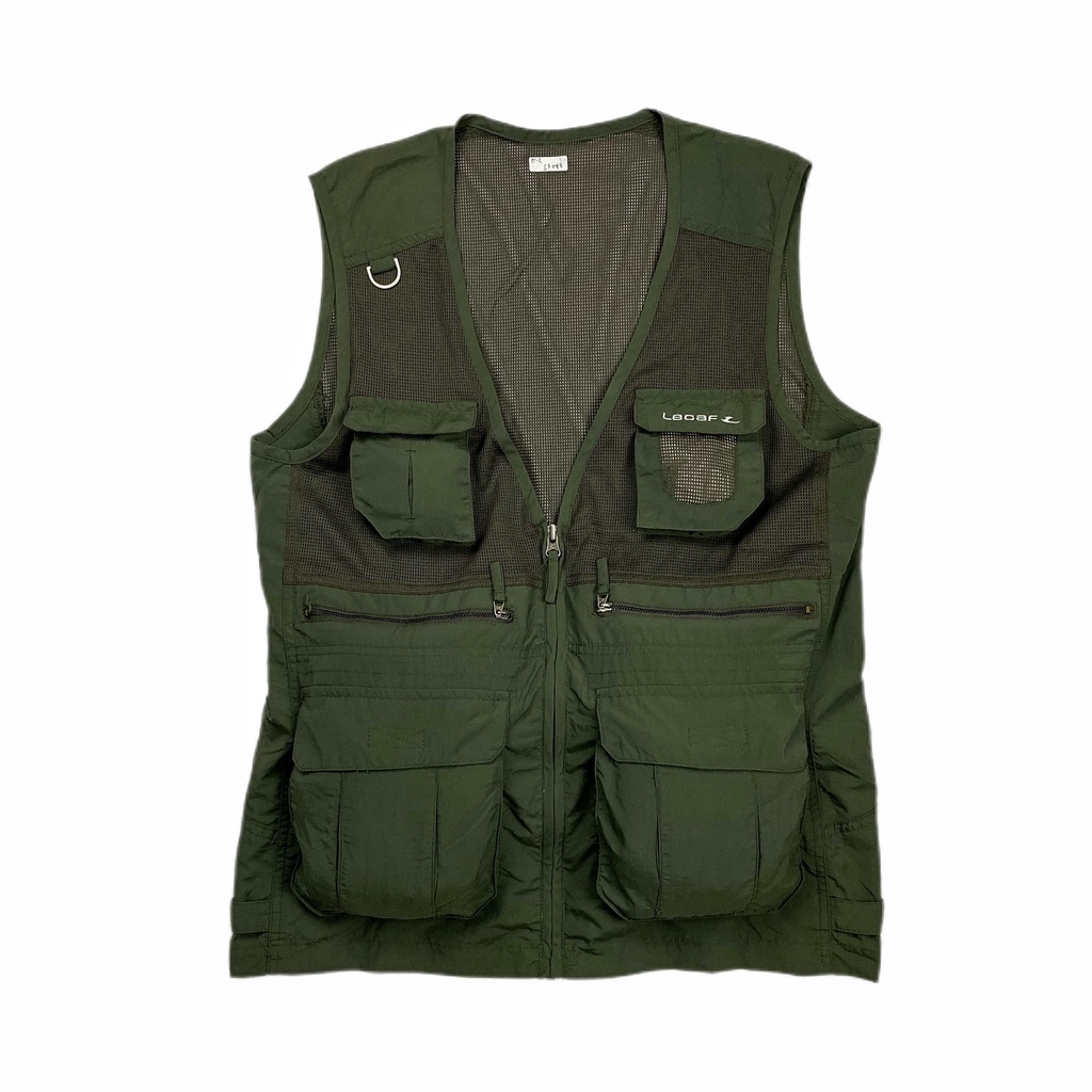 Jual Rompi Vest Utility Tactical Lecaf Sports Dark Green | Shopee Indonesia
