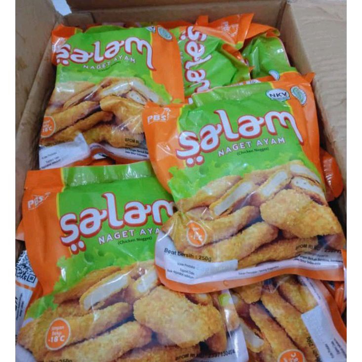 Jual Naget Salam 250gram (Frozen Food/naget/Makanan) | Shopee Indonesia