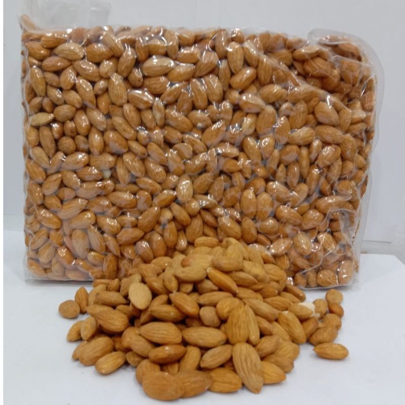 Jual Kacang Almond almon Tampa kulit 250gr Almond kupas | Shopee Indonesia