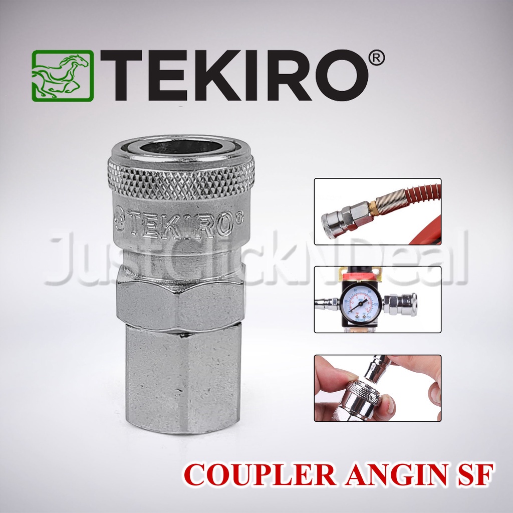 Jual Tekiro Quick Coupler 20 30 40 SF Two Touch Adapter Sambungan Selang Kompresor Angin ...