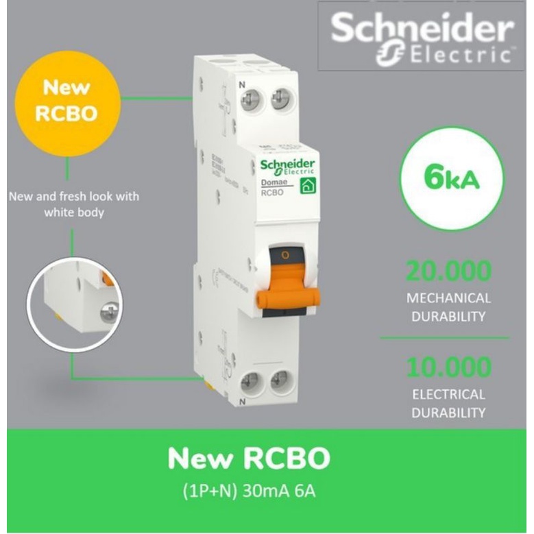 Jual rcbo slim Schneider 25a | Shopee Indonesia