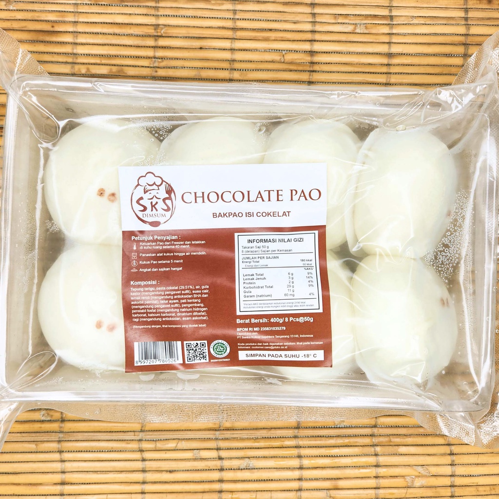 Jual Dimsum Bakpao Cokelat SKS Frozen - isi 8 pcs | Shopee Indonesia