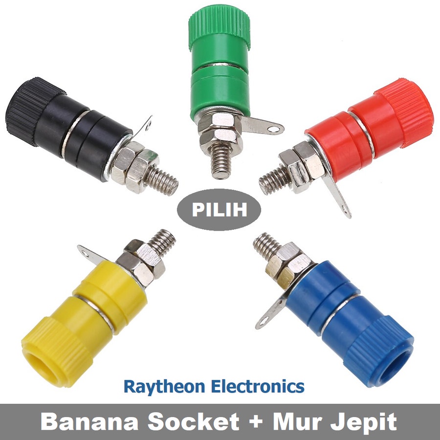 Jual Banana Plug Female Socket Konektor Soket Speaker Jack Terminal ...