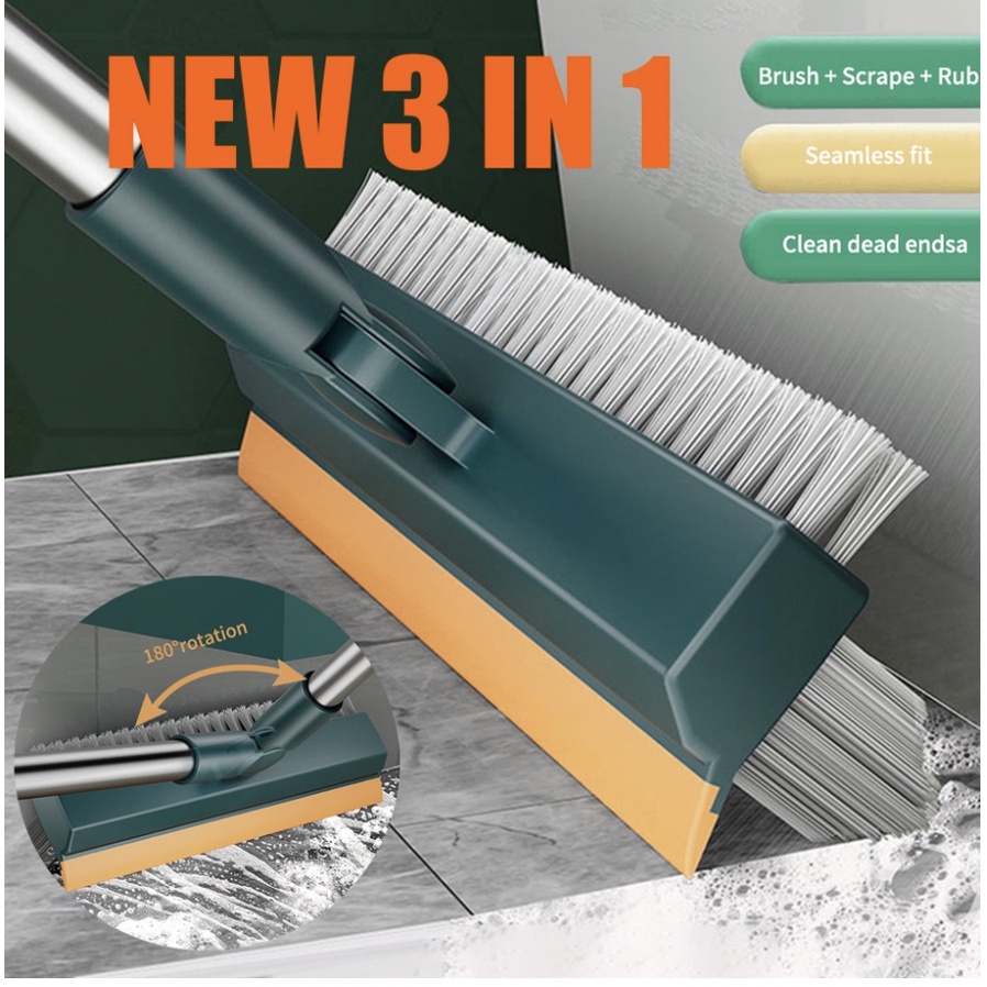 Jual Sikat Lantai Wiper 3in1 Pembersih Lantai Dinding Kamar Mandi ...