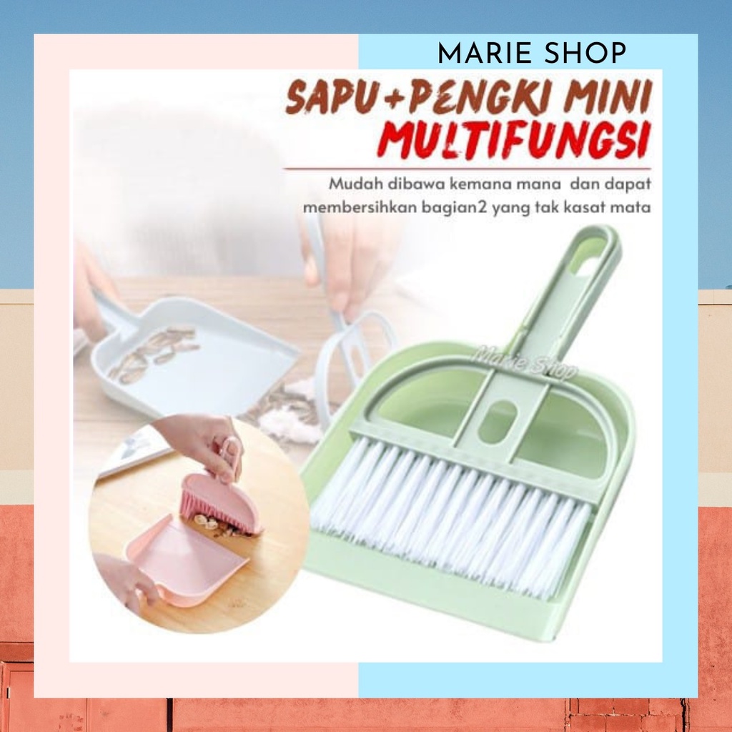 Jual SAPU PENGKI MINI SET SERBAGUNA SAPU MINI DUSTPAN SET SEROKAN ...