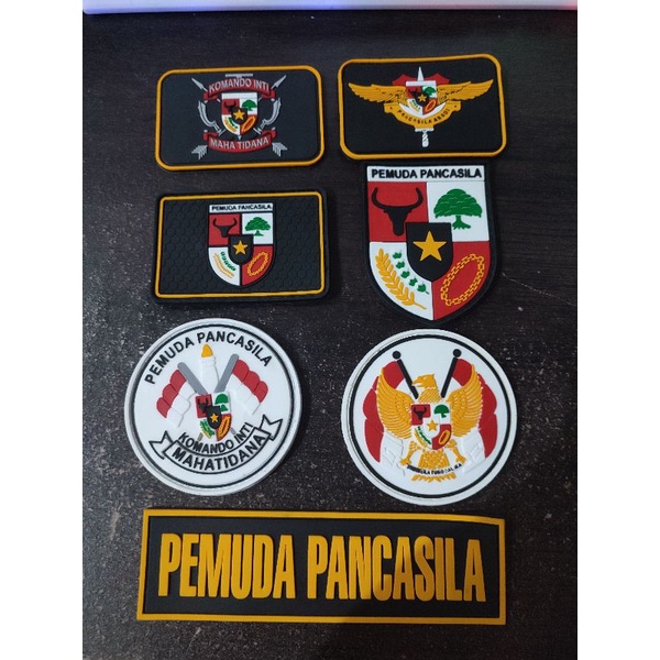 Jual emblem karet/ patch rubber PP pemuda pancasila | Shopee Indonesia