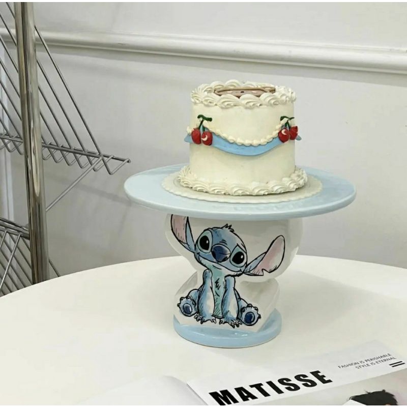 Jual Stitch Stand Cake Keramik, Tatakan Kue Tart Lilo stitch | Shopee ...