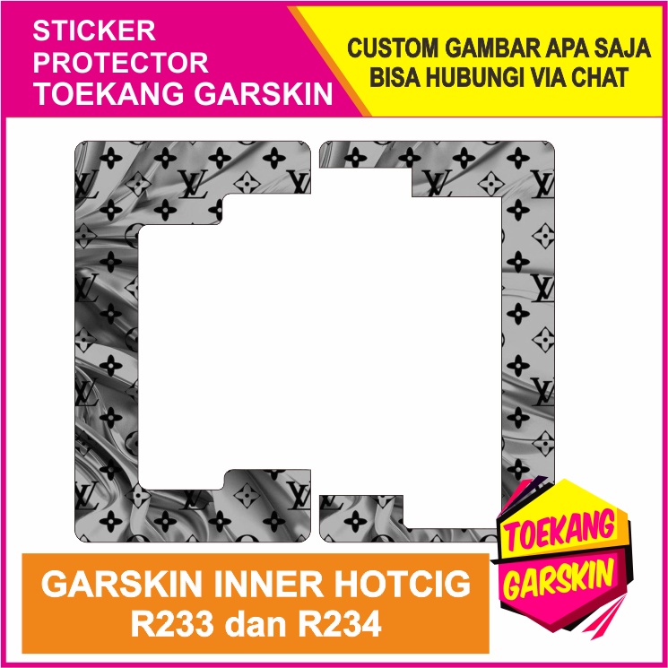 Jual Garskin INNER Hocig R234 dan Hocig R233 motif LV | Shopee Indonesia
