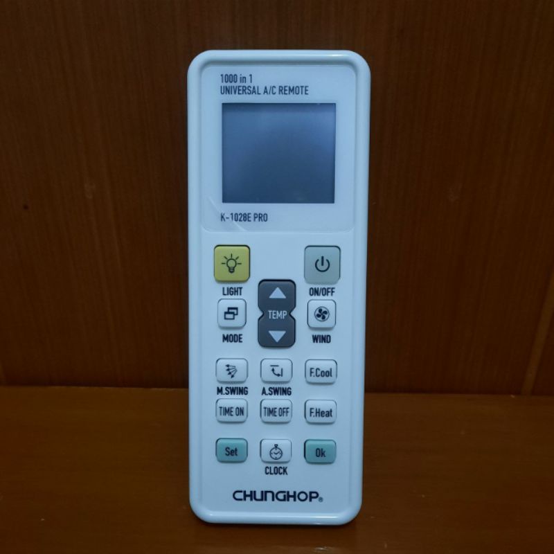 Jual Remote Remot Ac Chunghop K 1028e K 1028e Pro All Merek Universal