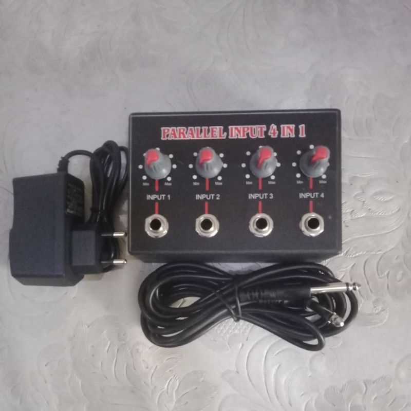 Jual Paralel input mic 4 in 1 out Aktif | Shopee Indonesia