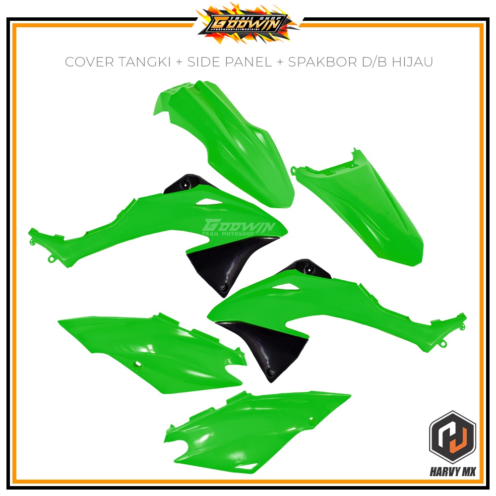 Jual Paket Cover Body Depan Belakang Side Panel Legshield Slebor Depan ...