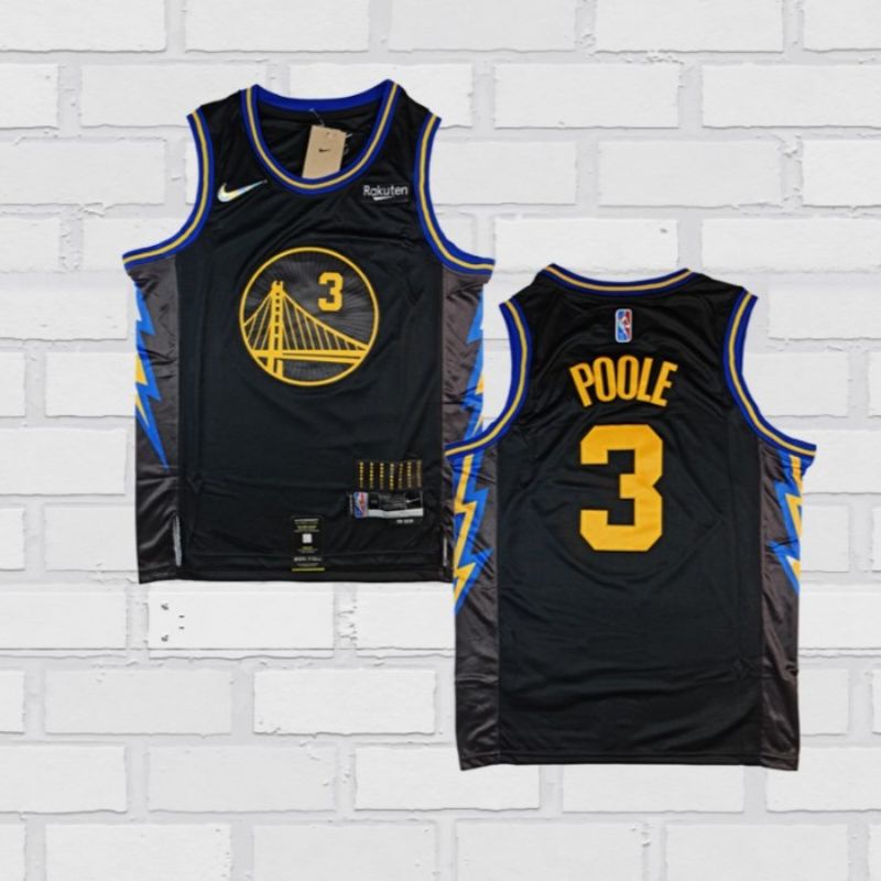 Jual Baju Jersey Basket Swingman NBA Jordan Poole Warriors City edition ...