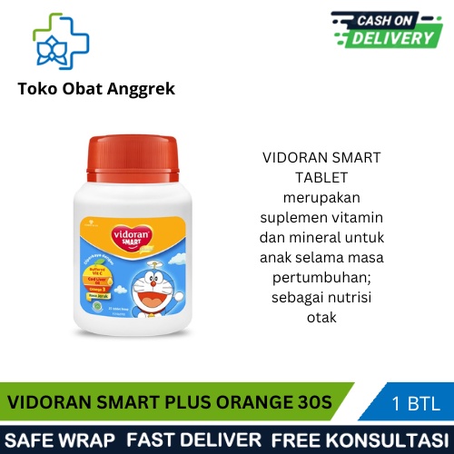 Jual VIDORAN SMART PLUS ORANGE 25S/VITAMIN DAYA TAHAN TUBUH/MASA ...