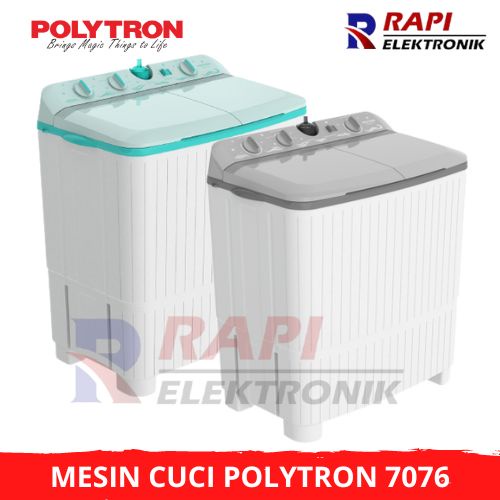 Jual MESIN CUCI POLYTRON 7076 / 2 TABUNG | Shopee Indonesia