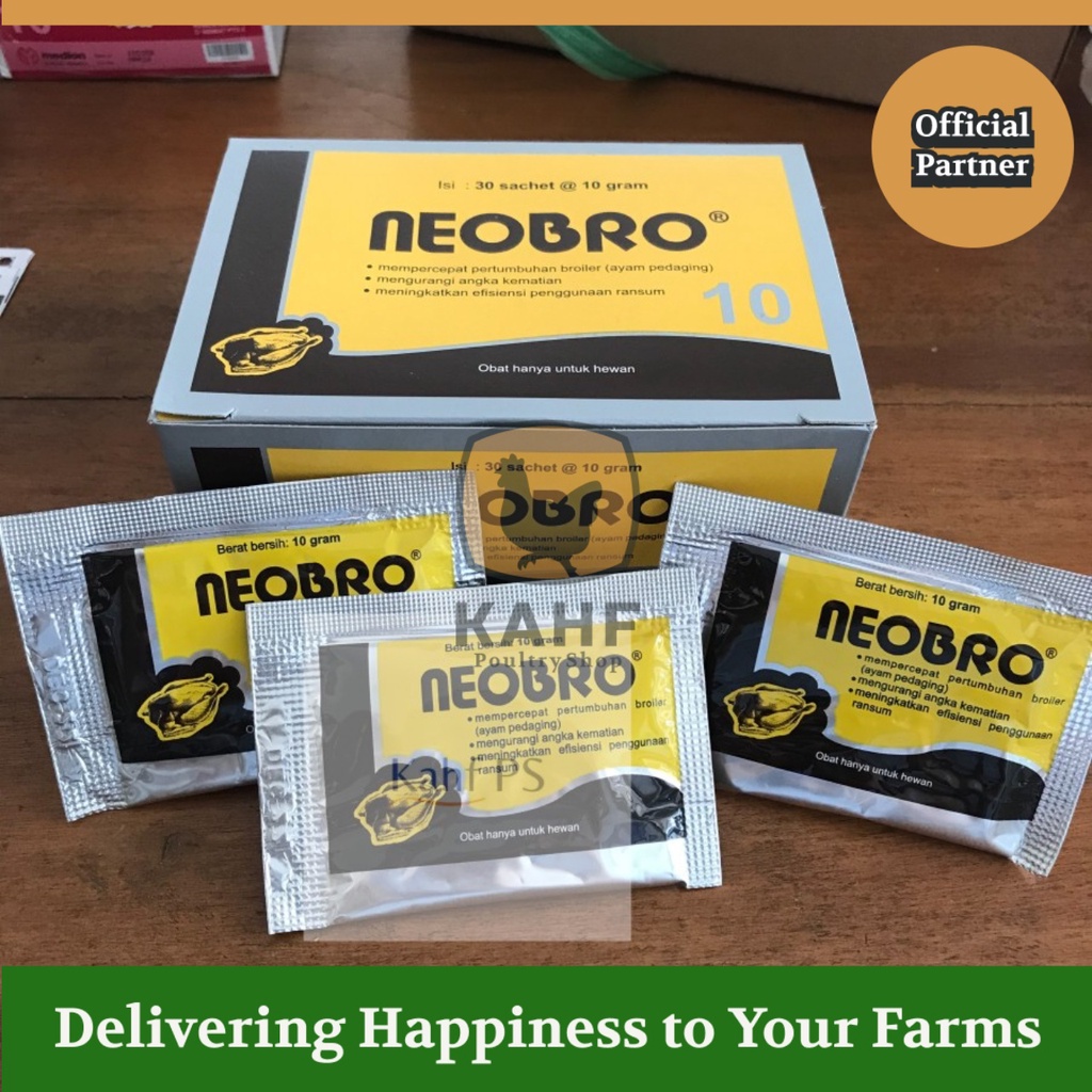 Jual Neobro 10 gram Vitamin Penggemuk Ayam Broiler Pedaging | Shopee ...