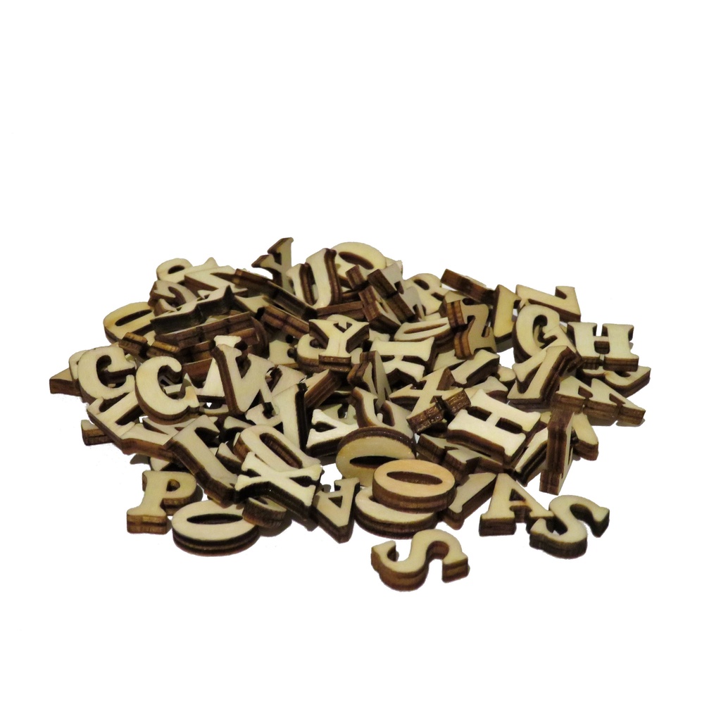 Jual [CUSTOM] Huruf Kayu Alfabet Kayu Wooden Letters Abc Ukuran 5 cm ...