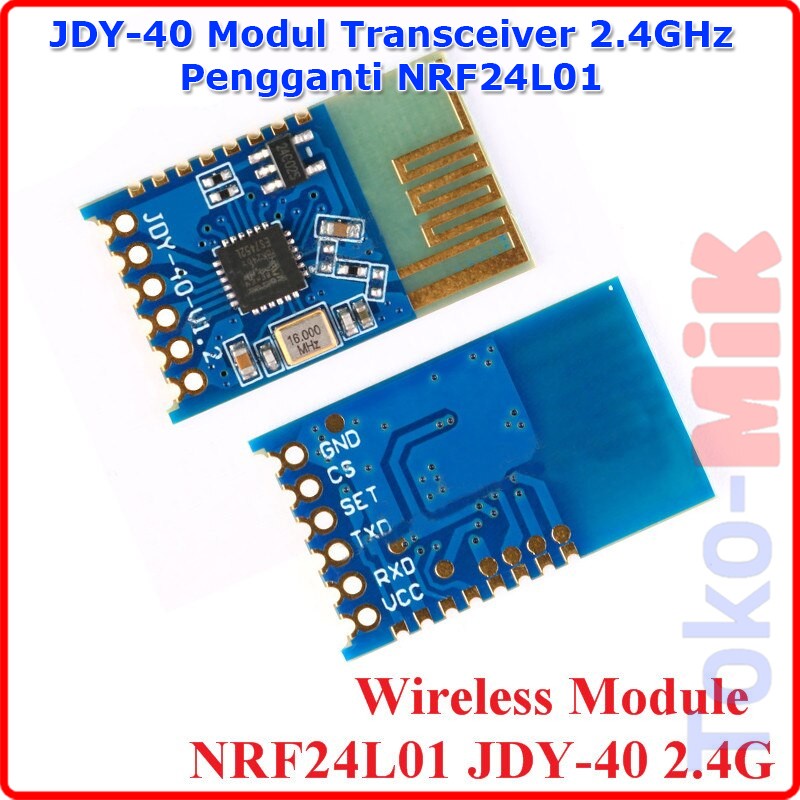 Jual JDY-40 JDY40 Modul 2.4GHz Wireless RF Transceiver Pengganti ...