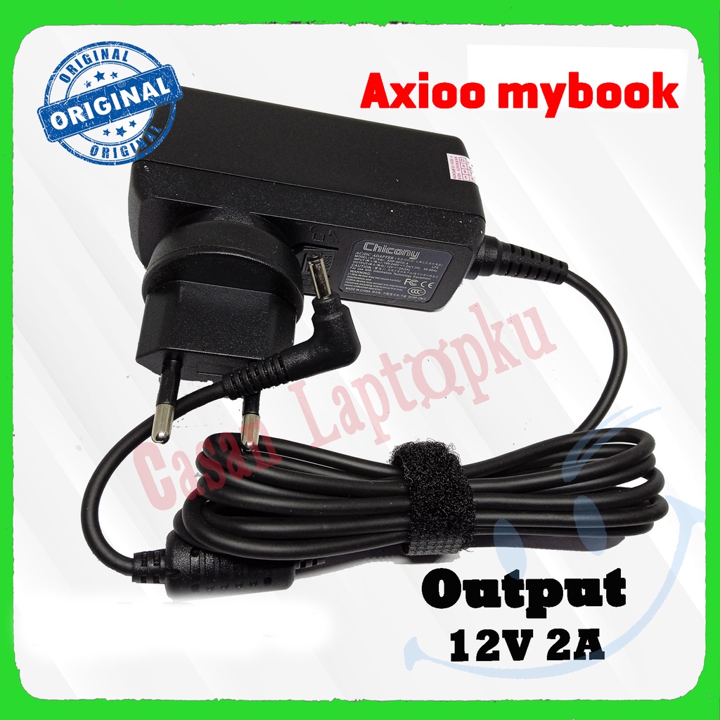Jual Charger Axioo Mybook 14 11 10 cas carger 11g 14e 14f | Shopee ...