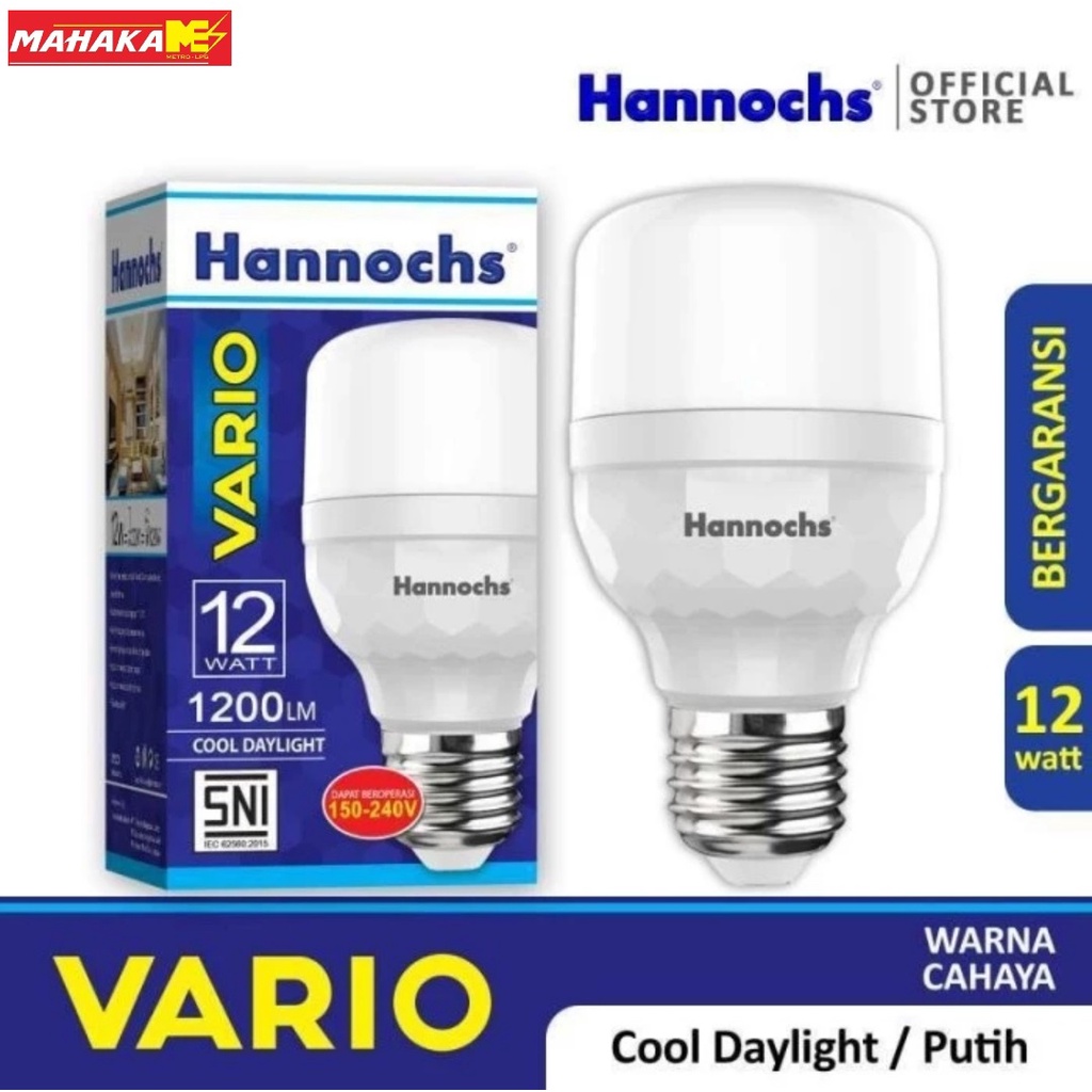 Jual Lampu Led 12 Watt Cahaya Putih Vario Hannochs | Shopee Indonesia