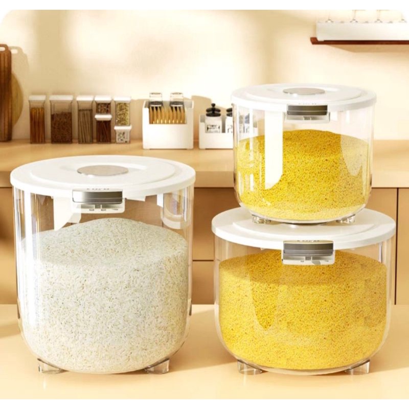 Jual dispenser beras bulat bening | Shopee Indonesia