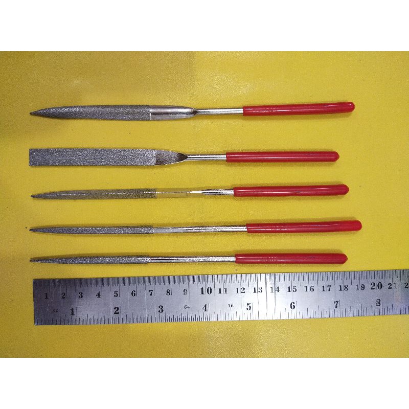 Jual kikir diamond rata / lancip / alat kikir diamond / alat kikir ...