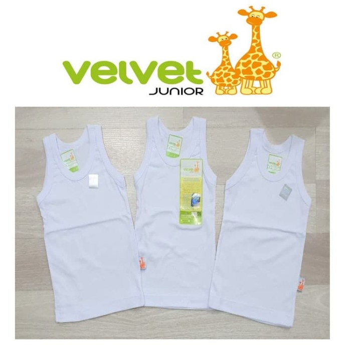 Jual Velvet Singlet Putih Polos | Shopee Indonesia
