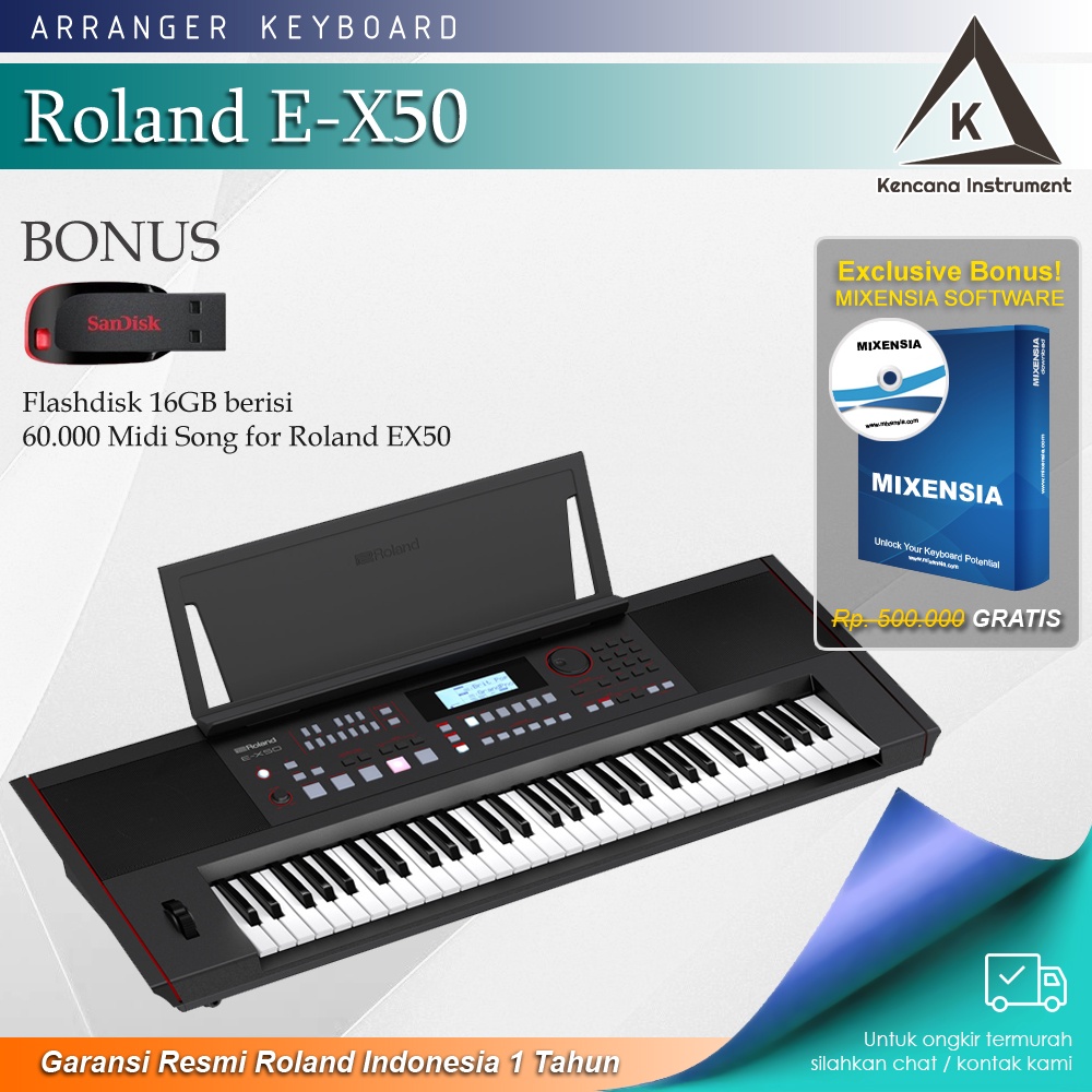 Jual Roland EX50 / E X50 / EX 50 / Keyboard Arranger Garansi Resmi ...