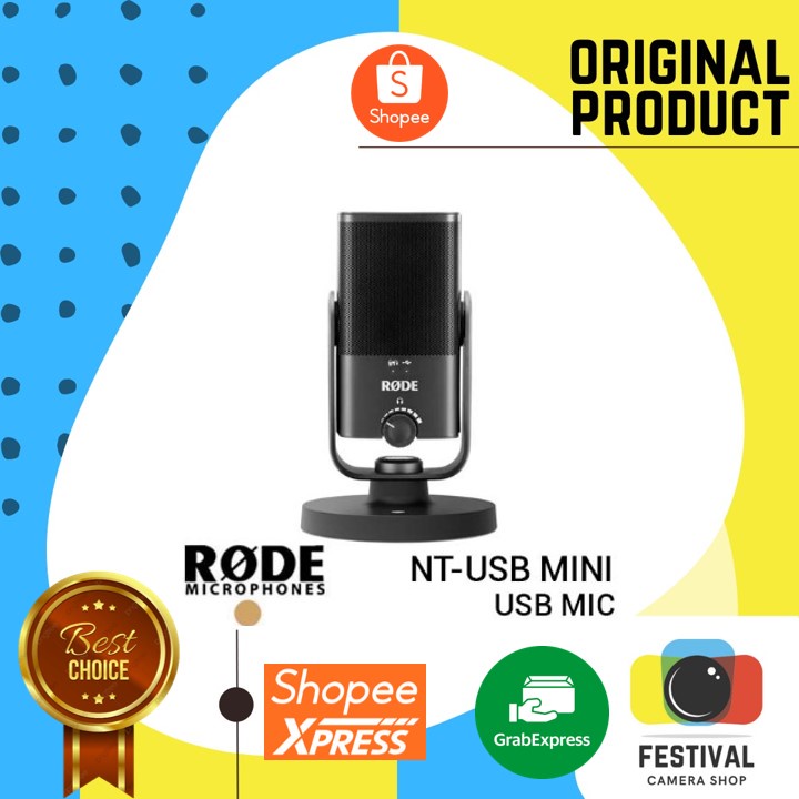 Jual Rode NT-USB Mini Microphone | Shopee Indonesia