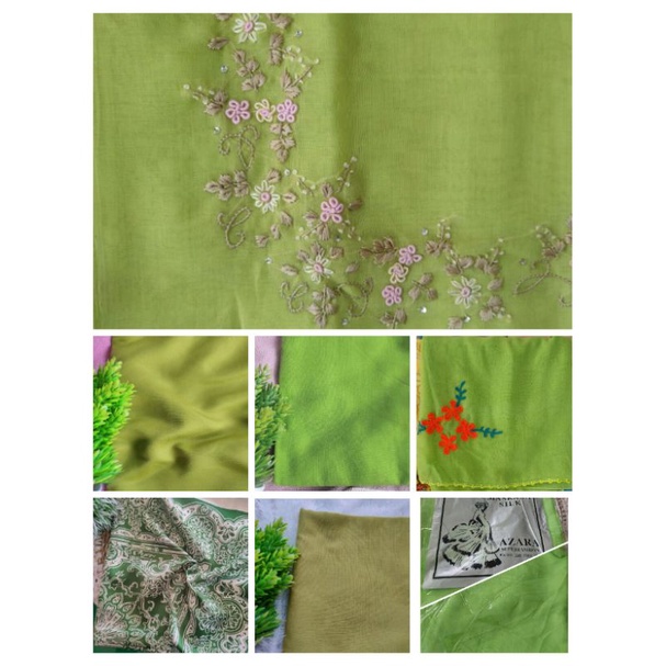 Jual Kumpulan Segi empat dan hijab instan lemon, army, hijau pupus, ijo ...