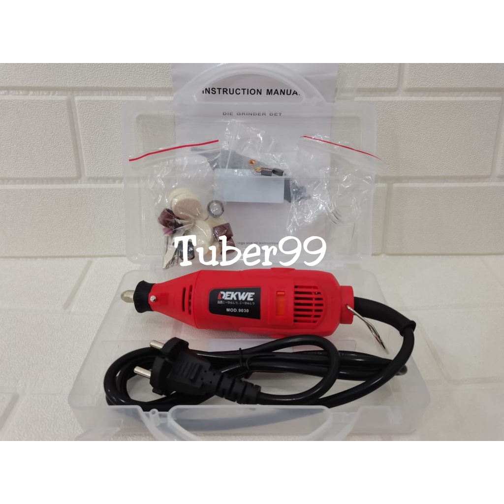 Jual Mesin Mini Die Grinder Tuner Set Dekwe MOD9030 Gerinda Botol Bor ...