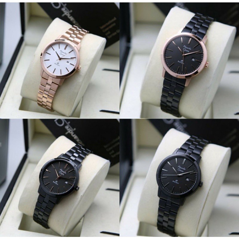 Jual ORIGINAL Jam Tangan Wanita Alexandre Christie AC 1007 Rantai ...