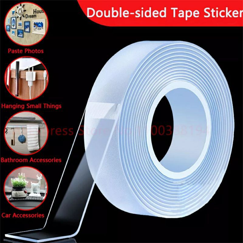 Jual Lem Double / Doble Tape Nano Double Tape 1 Meter / 2 Meter / 3 ...