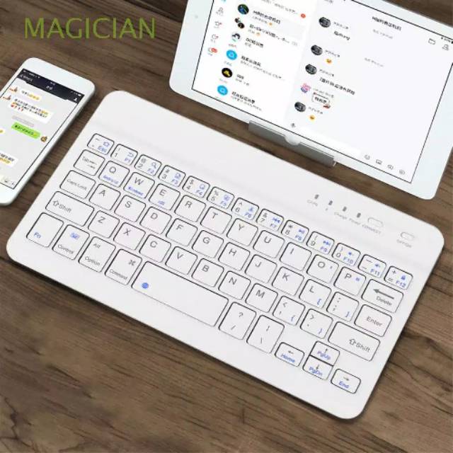 Jual R3WS Keyboard Wireless Bluetooth Slim Portable jnp iPad / iOS / Android / Windows KEYBOARD ...