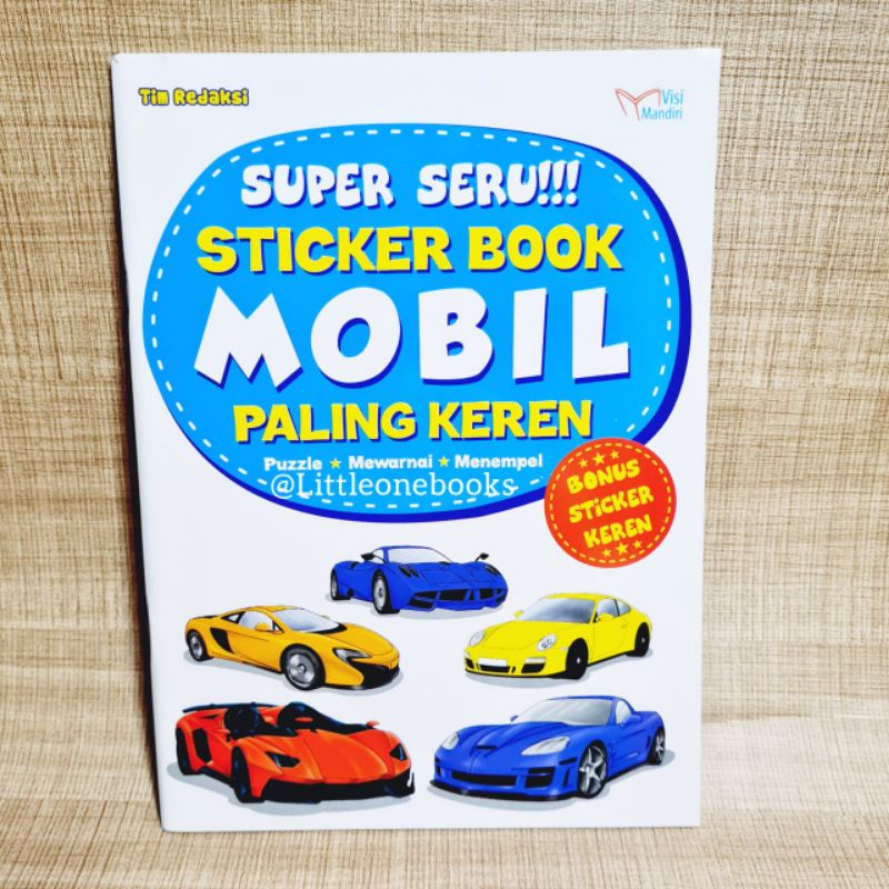 Jual Buku Stiker anak mobil paling keren / Sticker book | Shopee Indonesia