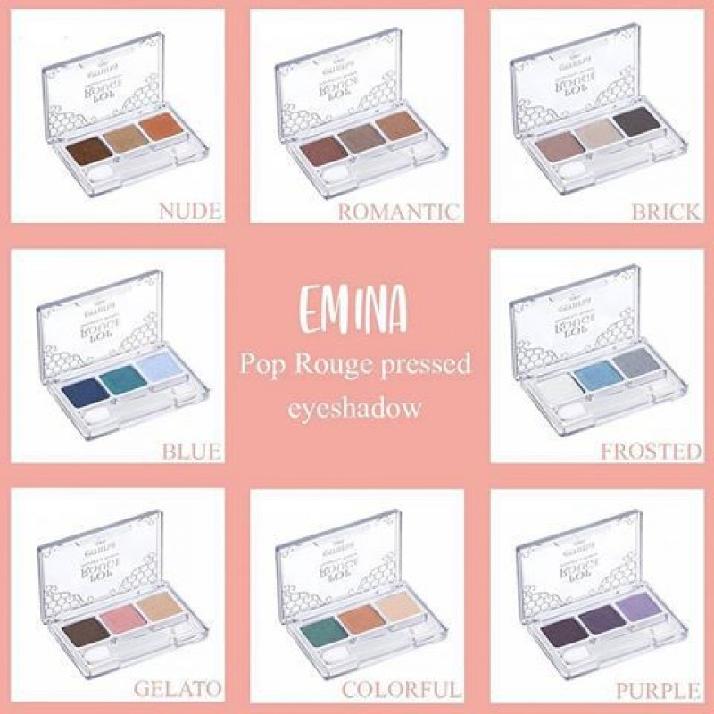 Jual EMINA POP ROUGE EYESHADOW - 3.3gr | Shopee Indonesia