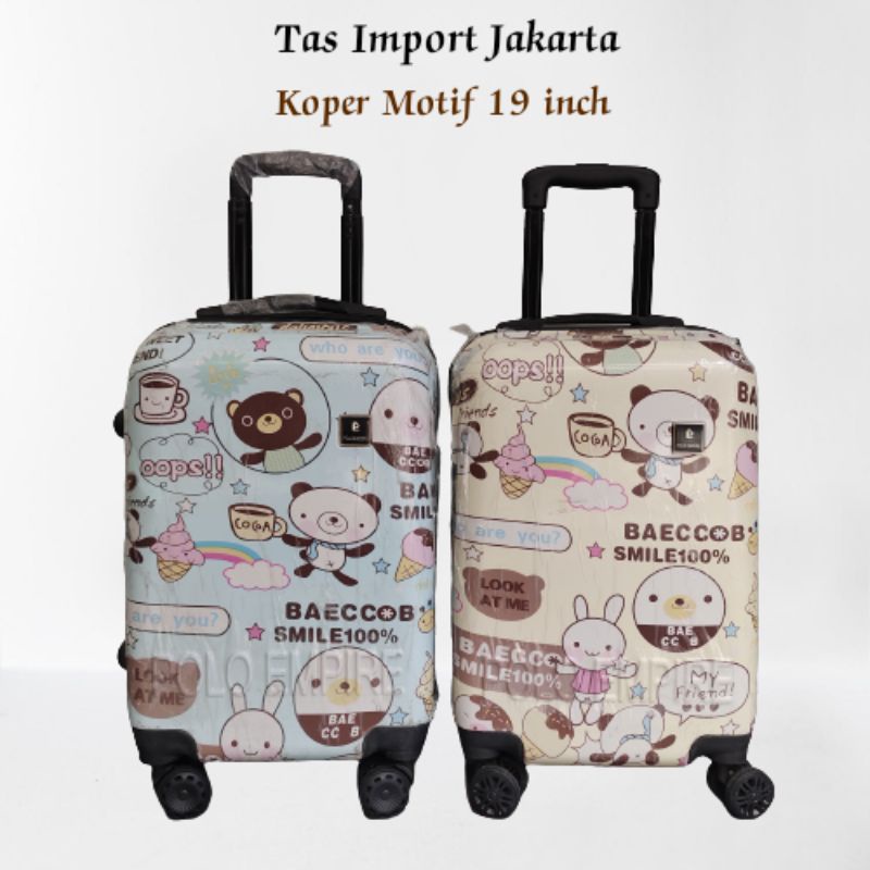 Jual Koper 19 Inch Motif lucu anak Polo Empire Bahan PC ORI - Cabin ...