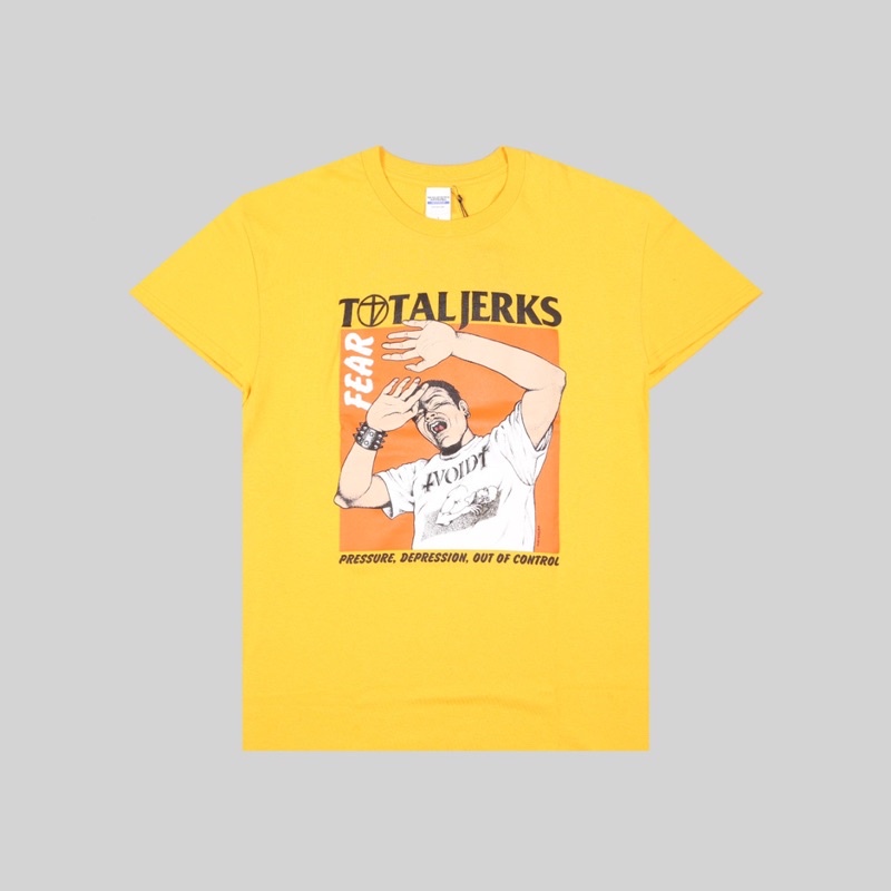 Jual TS TOTAL JERKS - FEAR GOLD ( ROCK MERCH ) | Shopee Indonesia