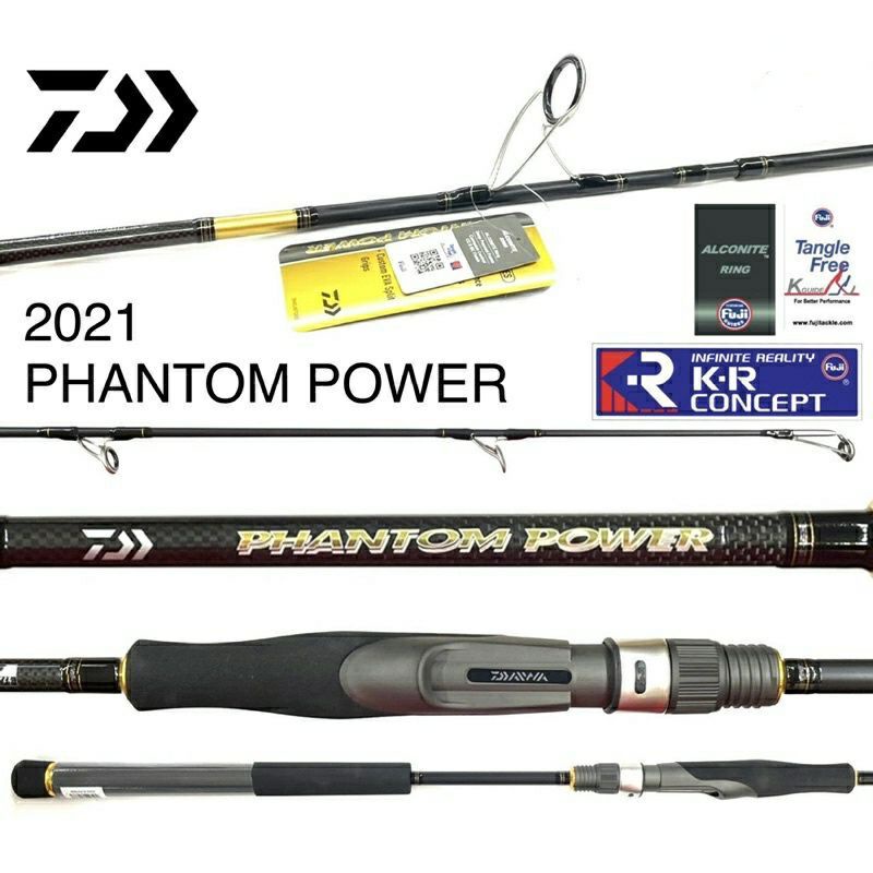 Jual Joran Daiwa Phantom Power 2021 602MH 662MH 702MH 802MH 902MH 1002MH | Ring full Fuji | 100% ...
