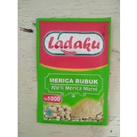 Jual (B3ST) Lada Bubuk Ladaku SETENGAH RENTENG isi 6pcs murah | Shopee ...